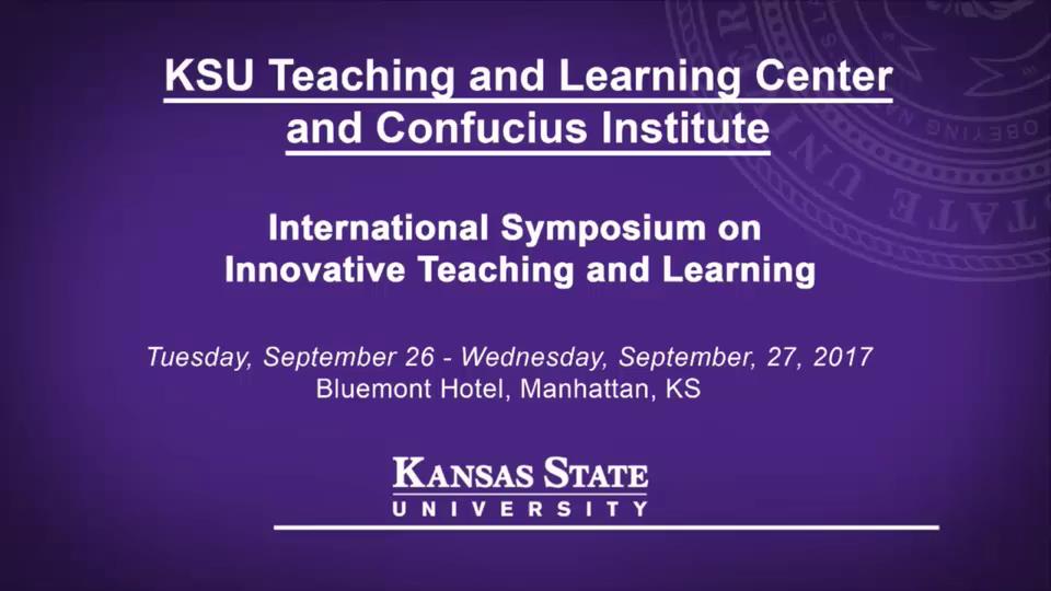 2017 International Symposium: Frederick Burrack and Licui Zhu, Sept. 26 ...