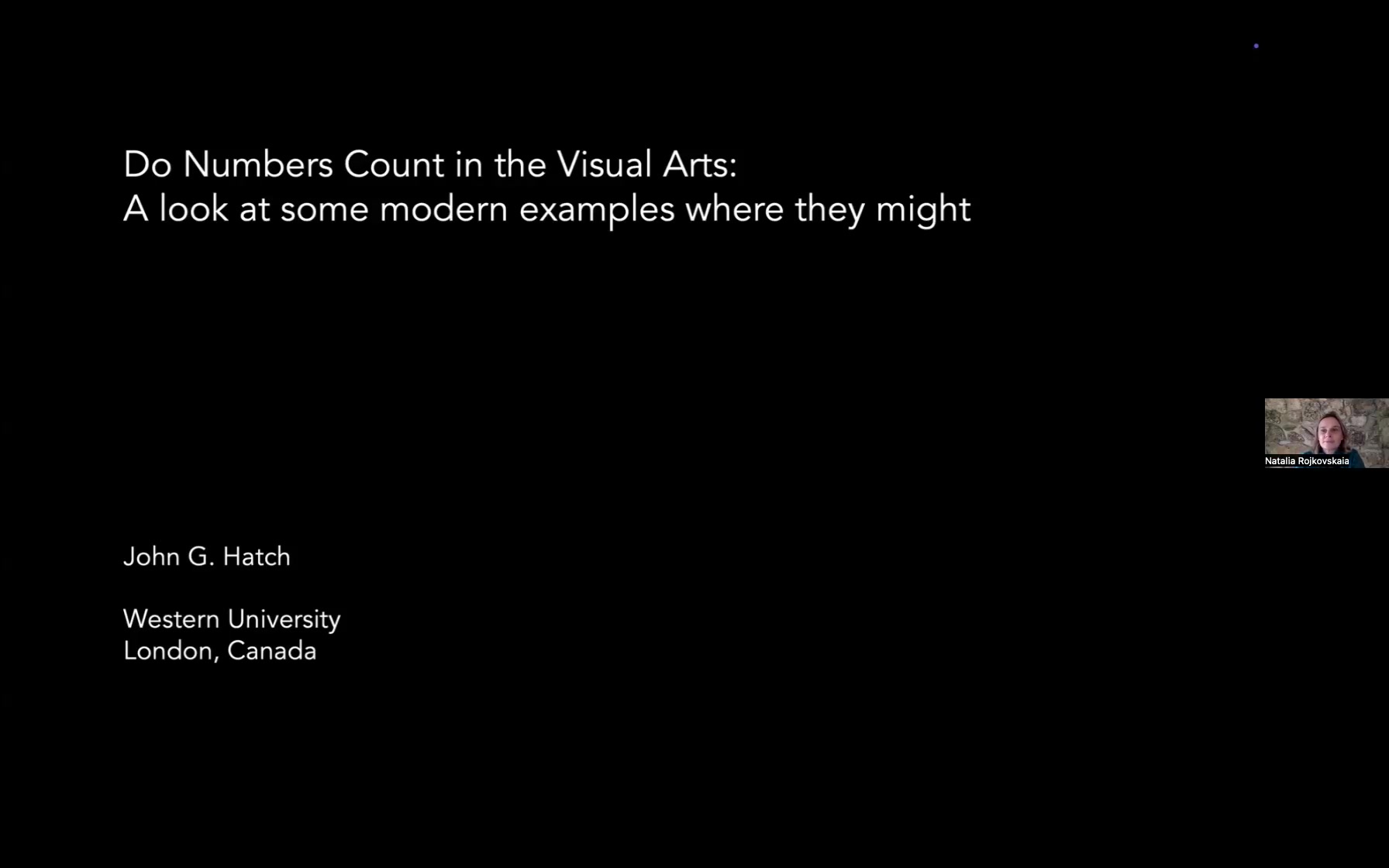 Do Numbers Count in the Visual Arts: A look at some modern examples ...