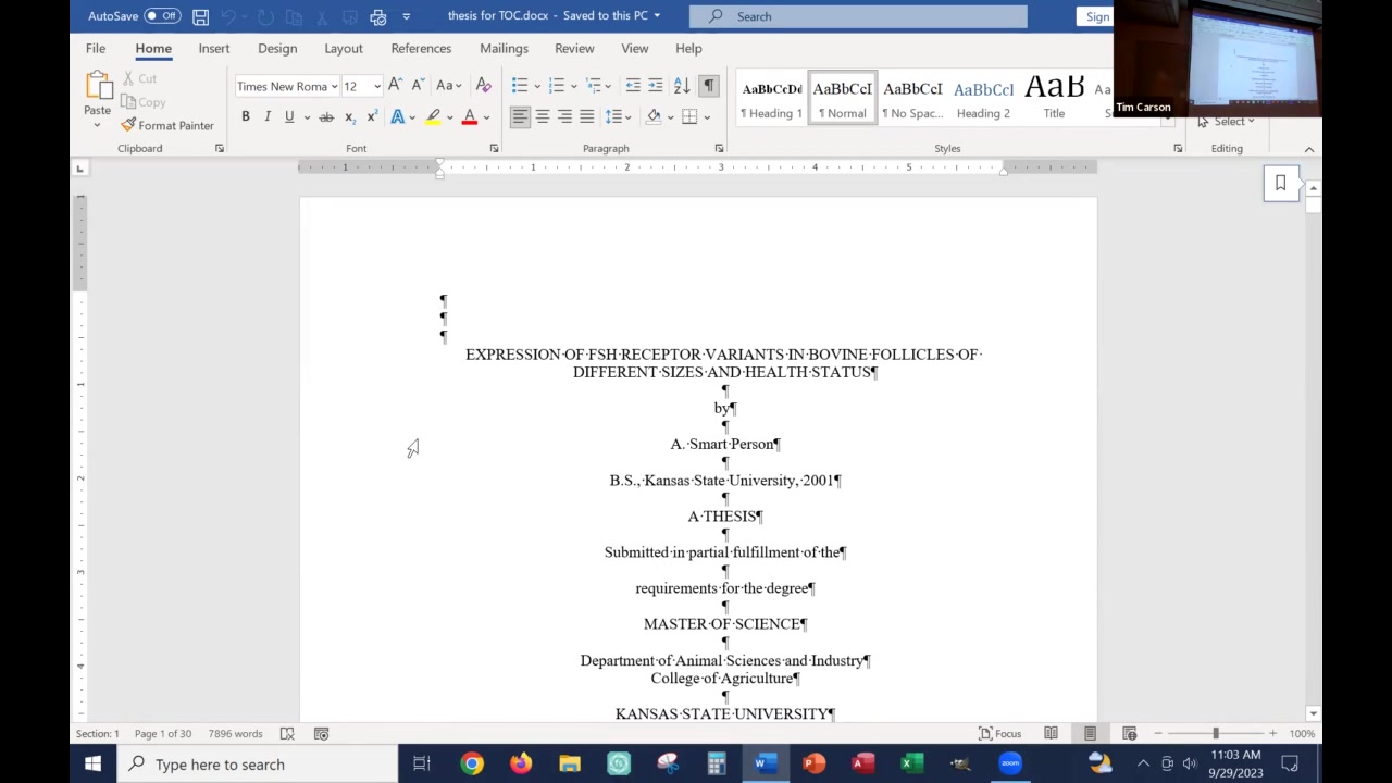 Word Review