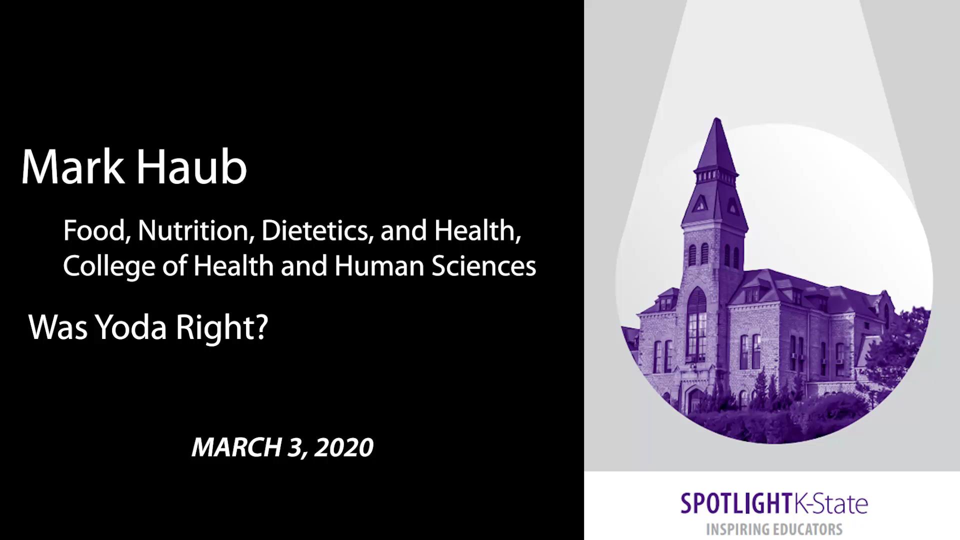 2020 Spotlight K-State: Mark Haub