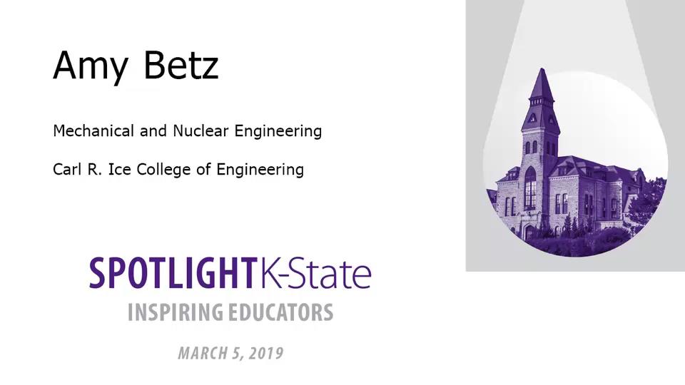 2019 Spotlight K-State: Amy Betz