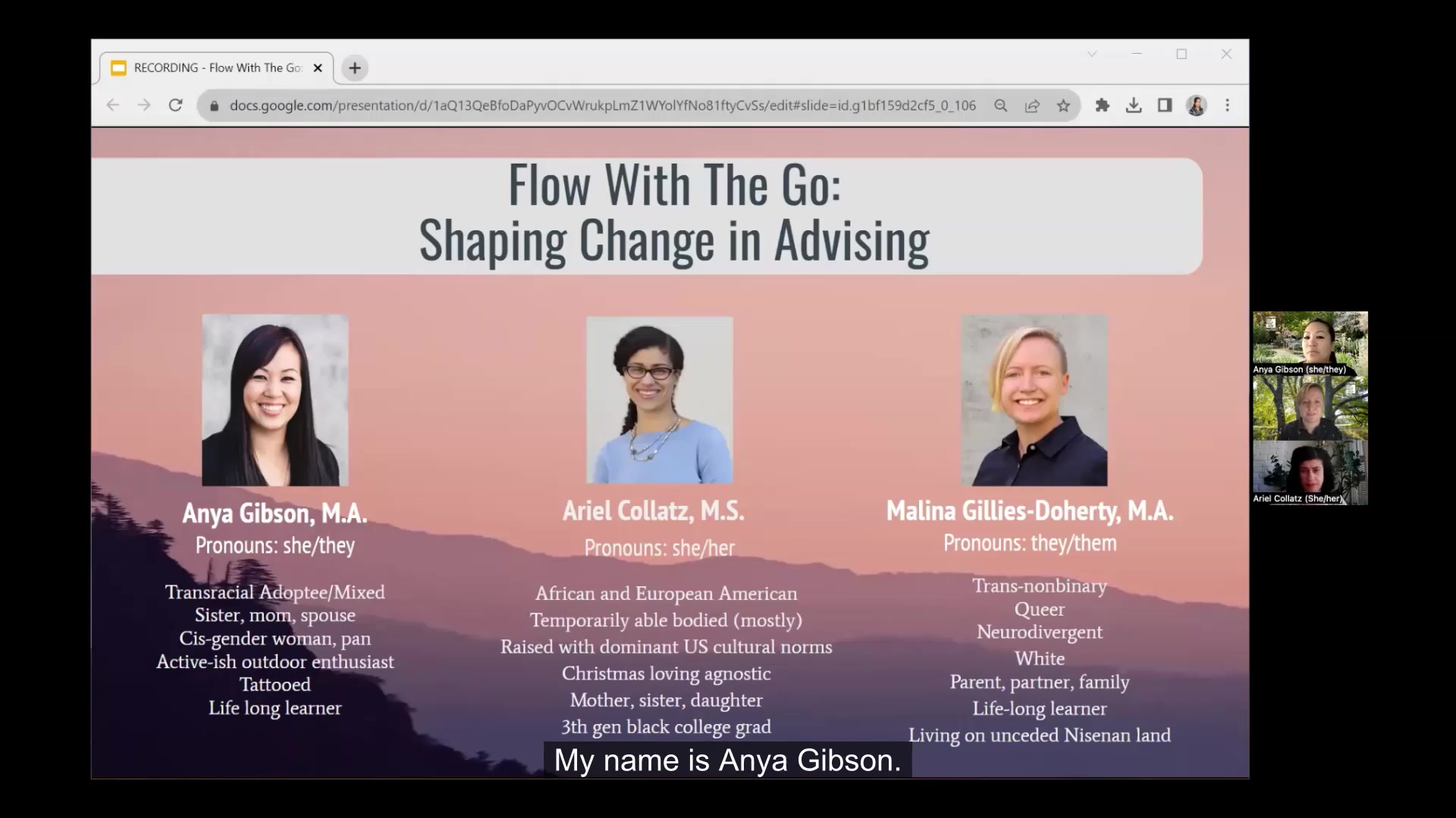 120 - Flow with the Go: Shaping Change in Advising