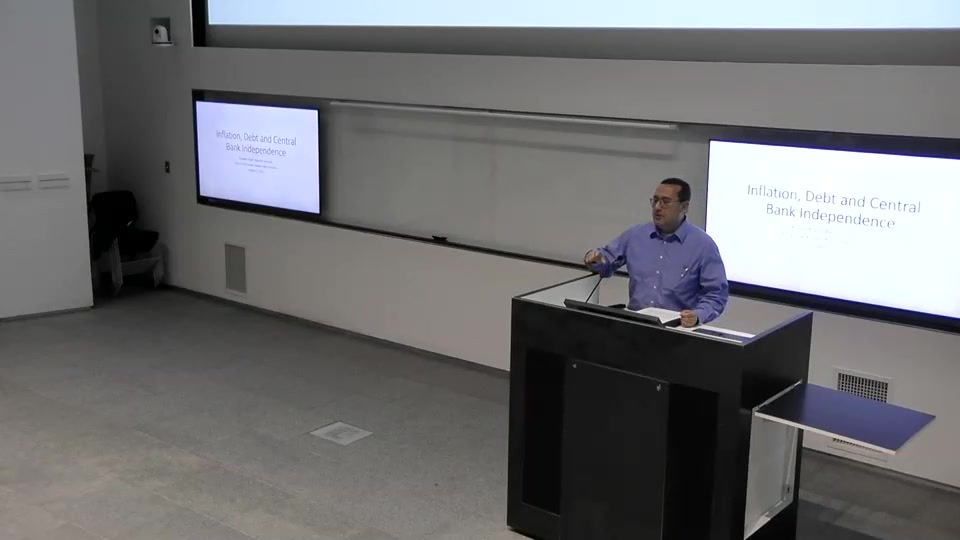 Joe Tiao Lecture - Kenneth Rogoff - "Inflation, Debt and Central Bank ...