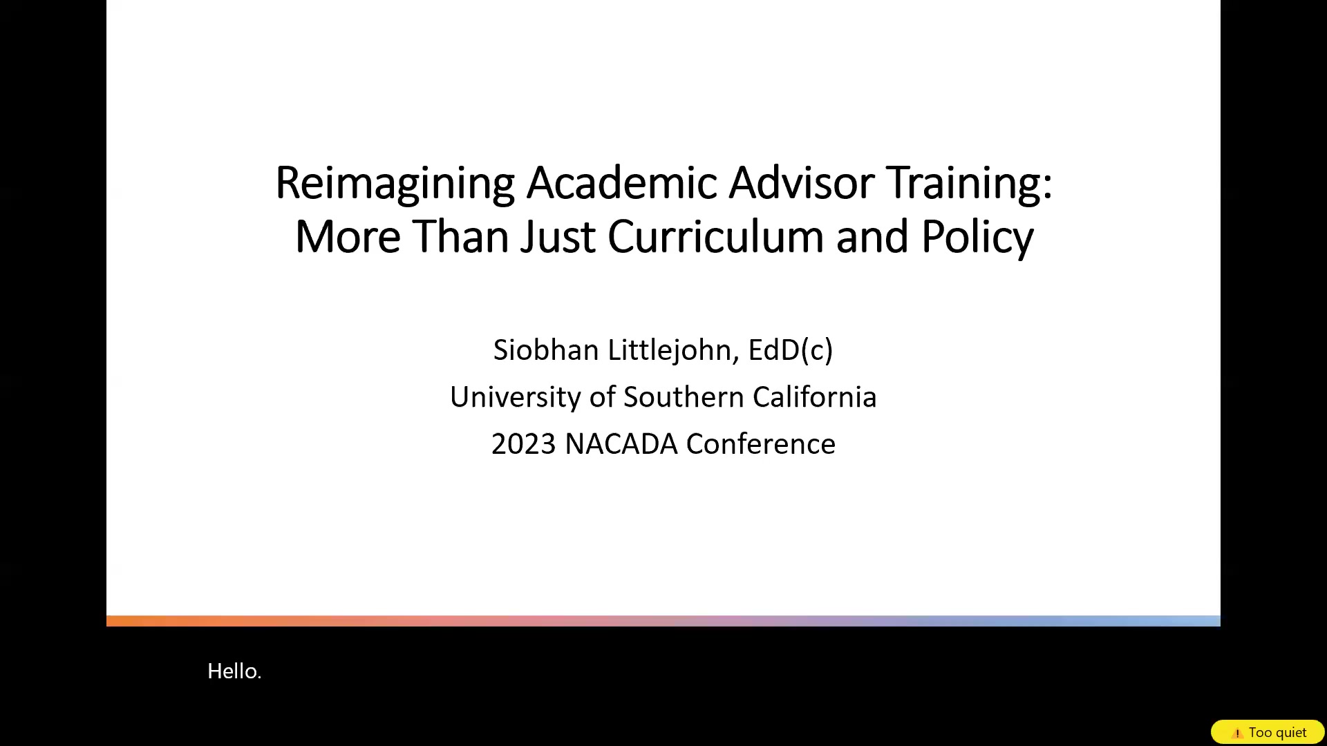 299 - Reimagining Academic Advisor Training: More Than Just Curriculum ...